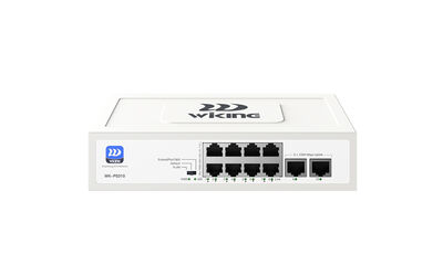 WK-PS310 8 x 10/100/1000Mbps, 2 x 10/100/1000Mbps Uplink Poe Switch PoE ...